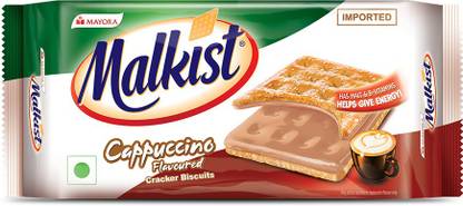 Malkist Cappuccino Flavoured Crunchy Layered Crackers - Cappuccino ...