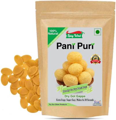 spicy wind PREMIUM QUALITY INSTANT PANI PURI (GOL-GAPPA) JUST FRY AND ...