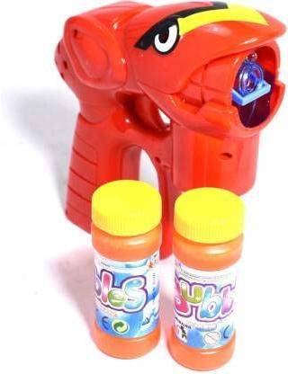 SABIRAT Angry Bird Bubble Gun Battery Operated With Light & Sound [ Red ...