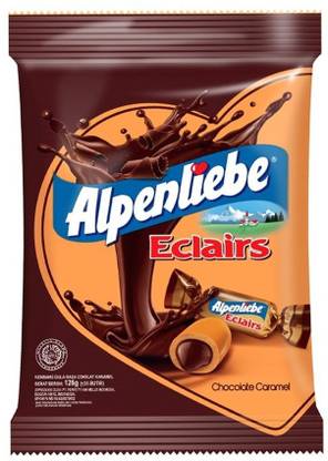 Perfetti Van Melle Eclairs Chocolate Caramel Soft Candy Packet ...