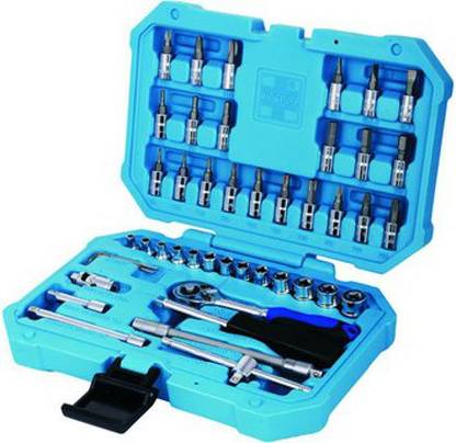 TAPARIA 1/4 SQ DR 46PCS SOCKET SET SA46 Socket Set Price in India - Buy ...