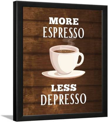 Coffee Quotes Wall Frames - Coffee Frames for Cafe - Coffee Frames for ...