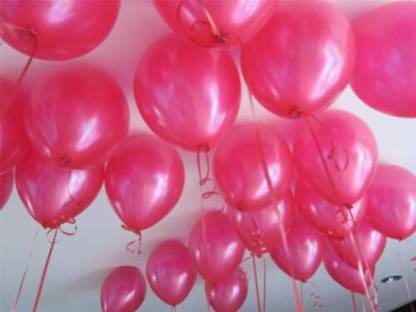 Flipkart.com | Wonder Solid Beautiful Metallic Pink Party Balloons for ...