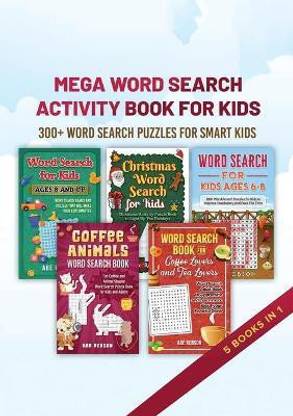 Mega Word Search Activity Book for Kids: Buy Mega Word Search Activity ...