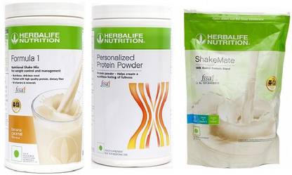 Herbalife Nutrition FORMULA 1BANANA +PP 400+SHAKE MATE Protein Shake ...