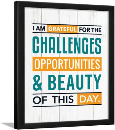 Gratitude Quotes Frames - Gratitude Posters with Frame - Thank You ...