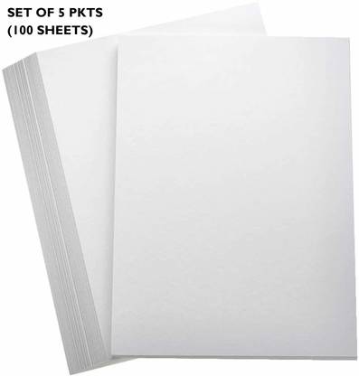 Flipkart.com | KAIZEN White Unruled Blank Sheet Unruled A4 120 gsm, 130 ...
