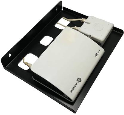 HOJI Metal Set Top Box Stand Wall Mount Shelf, DVD DTH Wall Holder, Wi ...