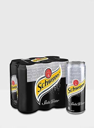 Schweppes SODA WATER DRINKS (6 X 330 ML) Can Price in India - Buy Schweppes SODA WATER DRINKS (6 ...