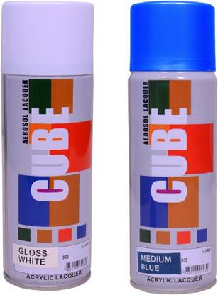 Mystic White, Medium Blue Spray Paint 400 ml Price in India - Buy ...