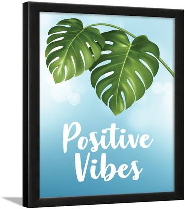 Positive vibes wall frames - Positive Quotes Frames - Positive Quotes ...