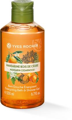 YVES ROCHER Mandarin Cedarwood Energizing Bath & Shower Gel - Price in India, Buy YVES ROCHER ...