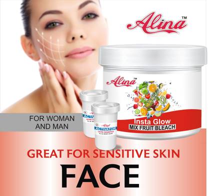 Alina MIX FRUIT BLEACH CREAM (250G) FOR DARK SPOT, UNEVEN SKIN TONE ...