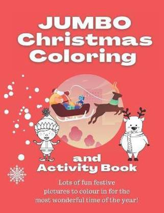 JUMBO Christmas Coloring and Activity Book: Buy JUMBO Christmas ...