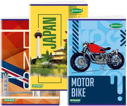SUNDARAM Winner A4 Notebook One Line 280 Pages Price in India - Buy ...