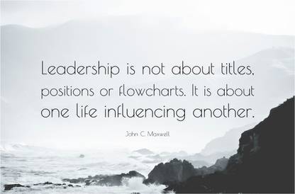 Leadership Quote Poster Paper Print - Quotes & Motivation posters in ...