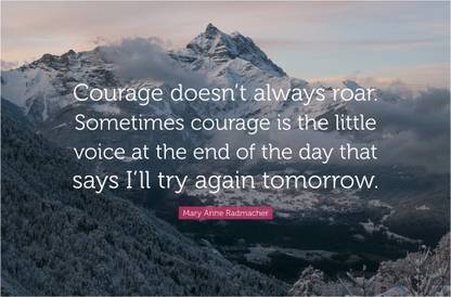 I Will Try Again Tomorrow Motivational Quote Poster Paper Print ...