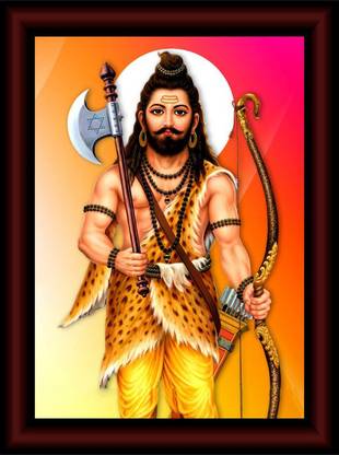 Bhagwan Parshuram Very Beautiful For wall & Home UV Textured Decorative ...