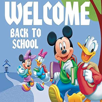 Welcome Back to School Mickey Mouse and Friends Poster 3D Poster ...
