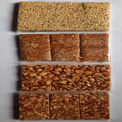 Vandana foods Chikki Pack ( 4 Types of Chikki ) Box Price in India ...