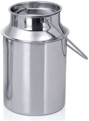 Indian Hub 1 Litre stainless-steel Milk Container/Dolchi/Barni - 1 L ...