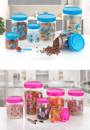 Flipkart SmartBuy Every Kitchen Choice Round Shape Container with Spoon ...