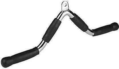 Dinetic V Shaped Tricep Press Down Bar with Rubber Handgrips Triceps ...