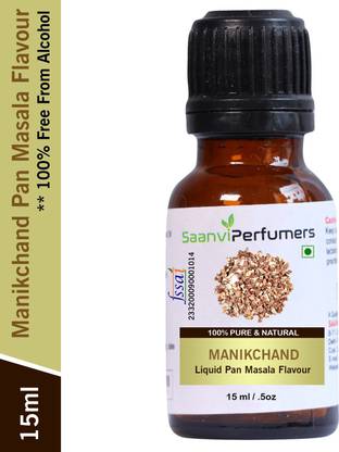 Saanvi perfumers Manikchand Pan Masala Flavour For Used in Gutkha, Pan ...