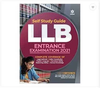 Self Study Guide For LLB Entrance Examination 2021: Buy Self Study ...