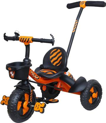 Red Indian Tricycle with Push Bar T Rex Lovely Bike for Kids with ...