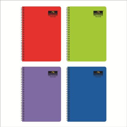 FREEMIND Spiral A4 Notebook Five in One/Single Line 202 Pages Price in ...
