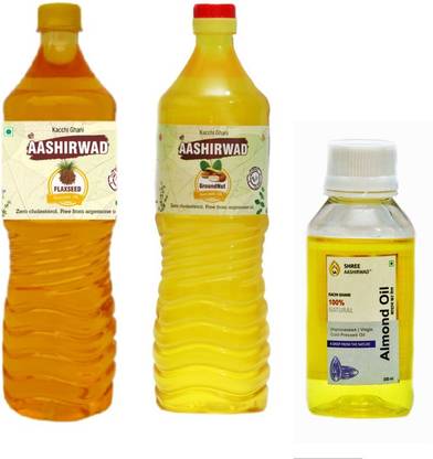 SHREE AASHIRWAD Cold Pressed Kachi Ghani Pure And Natural Organic Oils ...