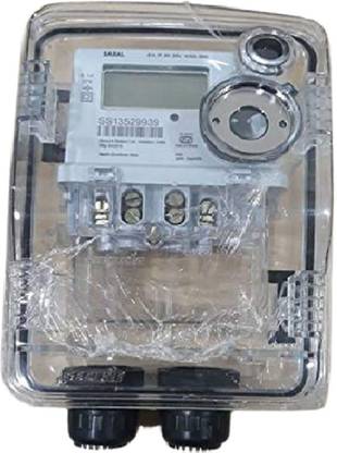 SECURE Saral Net Meter Single Phase Digital Energy Meter for Solar Application Metal Electrical ...