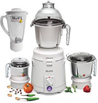 SUJATA by SUJATA dynamix Blender Plastic Jar 900 W Mixer Grinder (4 ...