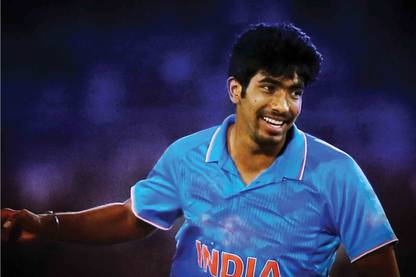 Jasprit Bumrah Poster|Indian Cricketer Poster|Wall Decorative Poster ...
