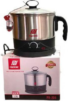 Poweronic Multi Kettle Multi Cooker Electric Kettle (1.5 L, Black ...