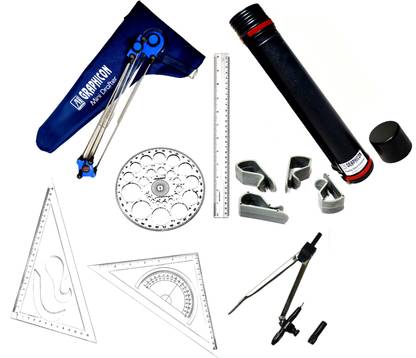 GRAPHICON 003 Mini Drafter Drafting Kit Price in India - Buy GRAPHICON ...