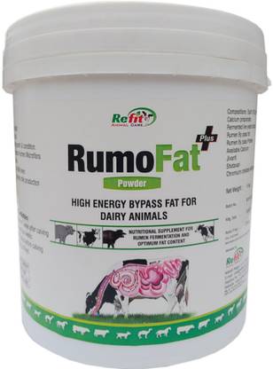 REFIT ANIMAL CARE Rumen Bypass Rumo Fat for Cattle, Cow, Buffalo and ...