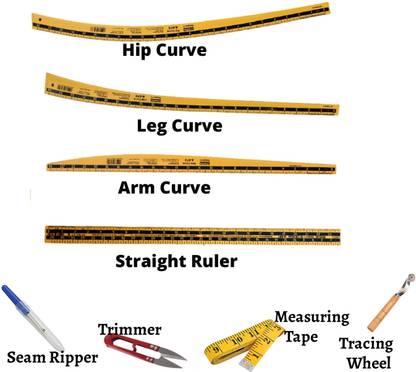 Upyukat Khyati Tailoring scales/ curves/ Fashion Designing Scale ...