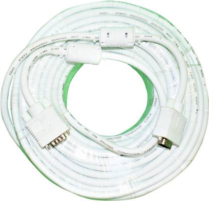NP Tech VGA Cable 30 m 30 MTRS VGA CABLE WHITE (3+6) - NP Tech ...