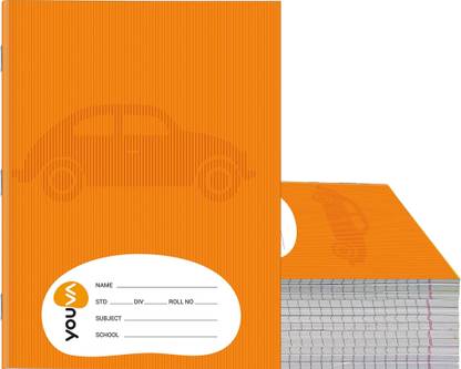 Youva Brown Note Book Book-size Notebook Red & Blue With Gap 172 Pages ...