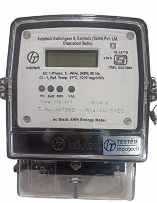 Indotech Single Phase Smart Meter Metal Electrical Box Price in India ...
