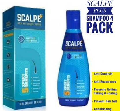 SCALPE PLUS 5 EXPERT BENEFITS SHAMPOO 4 PACK - Price in India, Buy ...