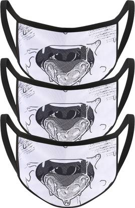 ComicSense Ahegao Anime Printed Face Masks MASK-3PC-AHEGAO-FACE ...