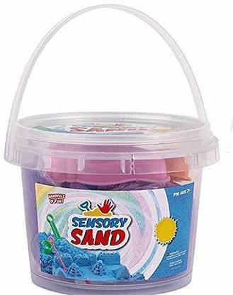XXSSIER Kinetic Sand Amazing Clay Sand Bucket Activity Toy for Kid Art ...