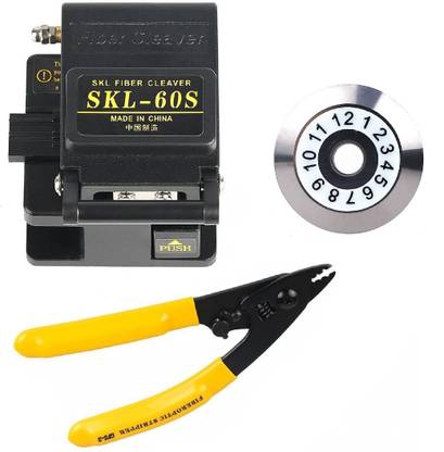Afflatus Optic Fiber Cleaver Cutter SKL-60S Fiber Cutter Tool with CFS ...