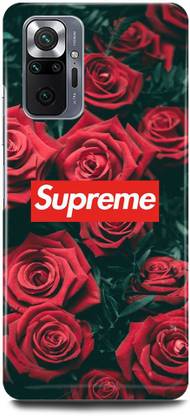 Blackfox Back Cover for REDMI Note 10 Pro, FLOWERS ROSE COLURFULL RED ...