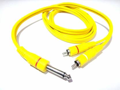 H-its Kabel Mono Audio Cable 1.86 m 6.35mm 1/4 inch Mono Jack Plug to ...