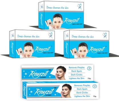 Rayzil Pimple Care Soap and Pimple Acne Dark Spot Treatment Cream ( 3 ...