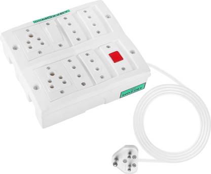 PANKATI Extension Board with Long Wire 10 Meter 6 Amp Surge Protector ...